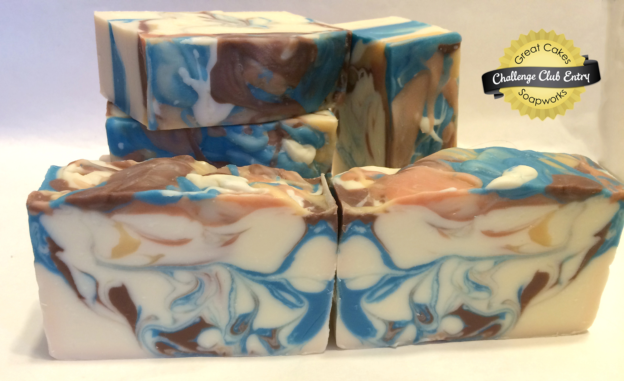 Soap Challenge Club: Butterfly Swirl – New England Handmade Artisan Soaps